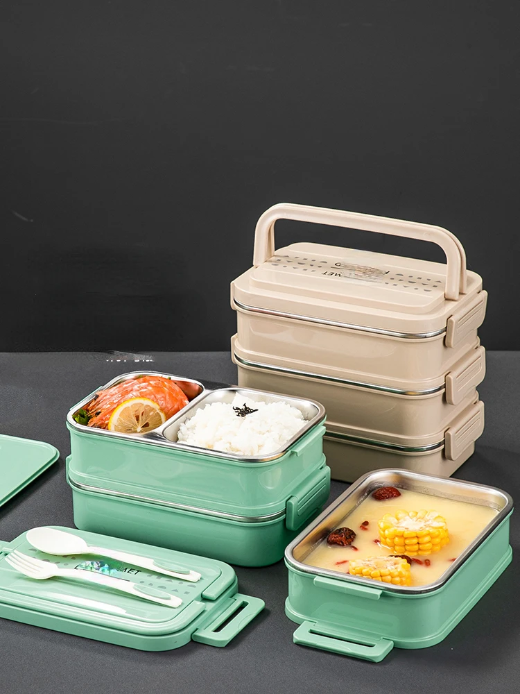 Multi-layer-insulated-lunch-box-food-grade-stainless-steel-bento-box ...
