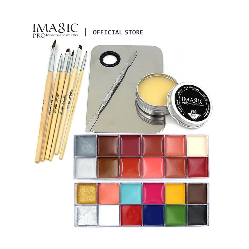 Imagic Professional Makeup Cosmetics 1 X12 Colors Body Painting+skin ...