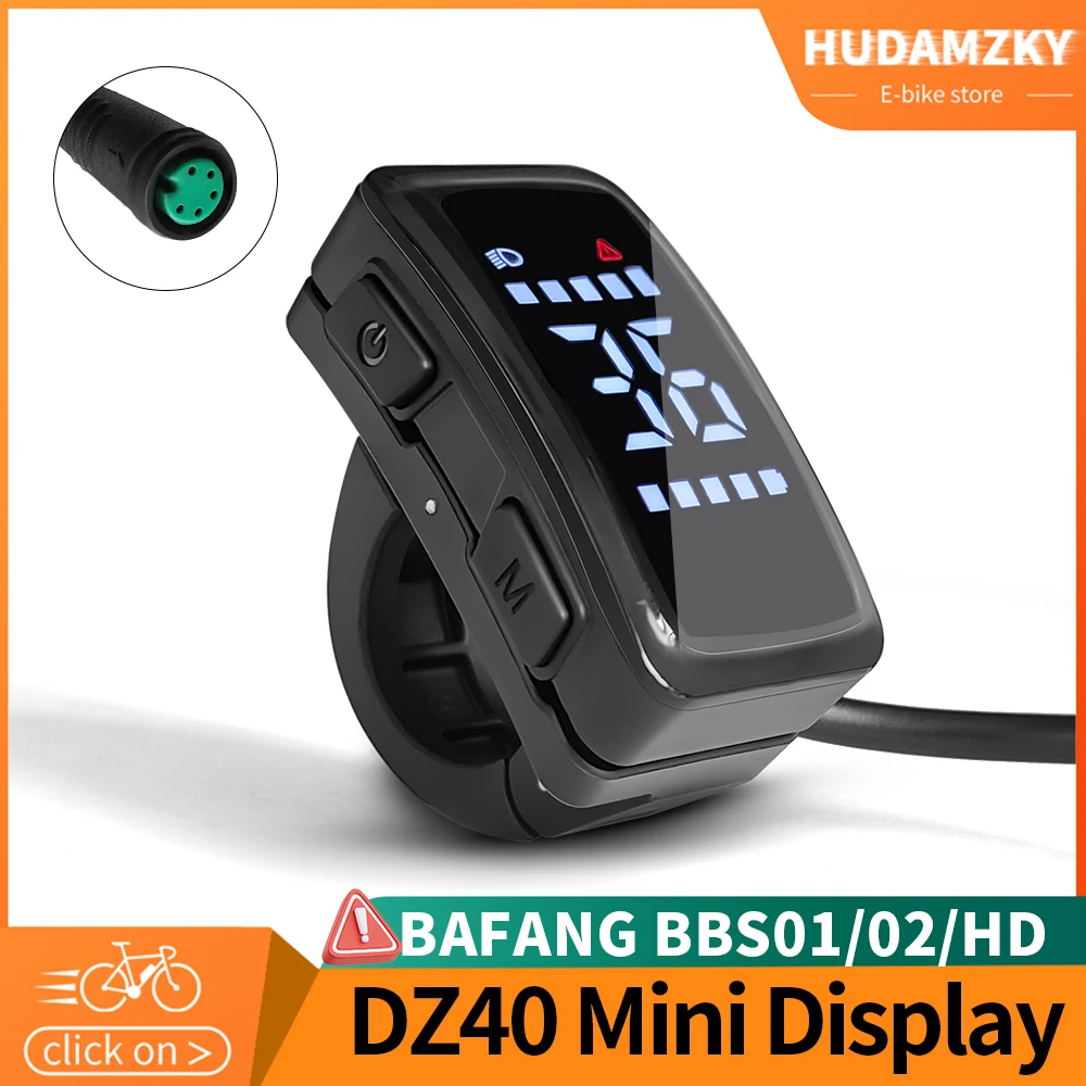 BAFANG-Mini-DZ40-Display-Ebike-Intelligent-LCD-Screen-Waterproof-Electric-Bike-Compitable-for ...