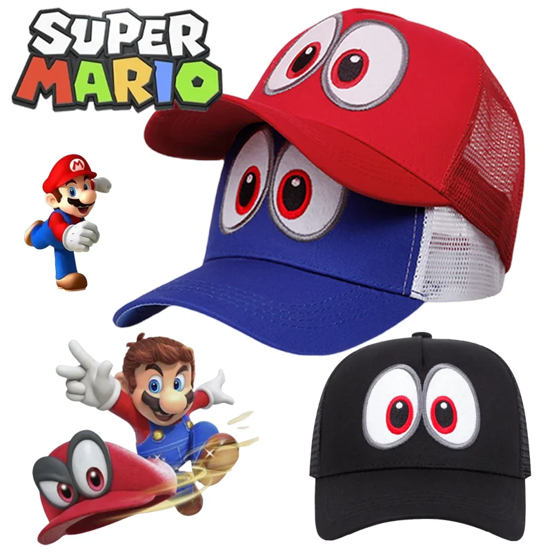 Super-Mario-Bros-Baseball-Caps-Fashion-Adjustable-Outdoor-Sports-Cap ...