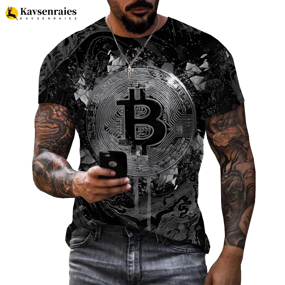 2023-Harajuku-Style-Bitcoin-BTC-3D-Print-T-shirt-Men-Summer-Fashion ...