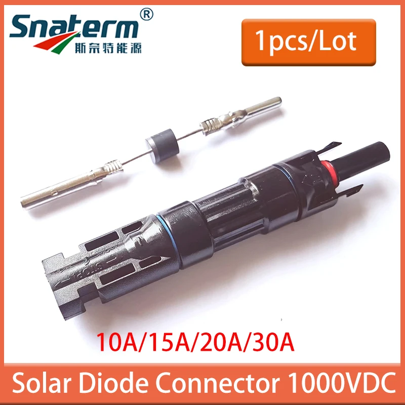 1-pcs-PV-Diode-PV-Connector-IP68-Waterproof-with-30A-20A-15A-10A-Diodes ...
