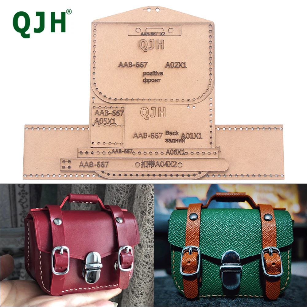 QJH-Mini-Fashion-Coin-Purse-Lightweight-Handbag-Cut-free-Kraft-Paper-Pattern-Drawing-Template ...