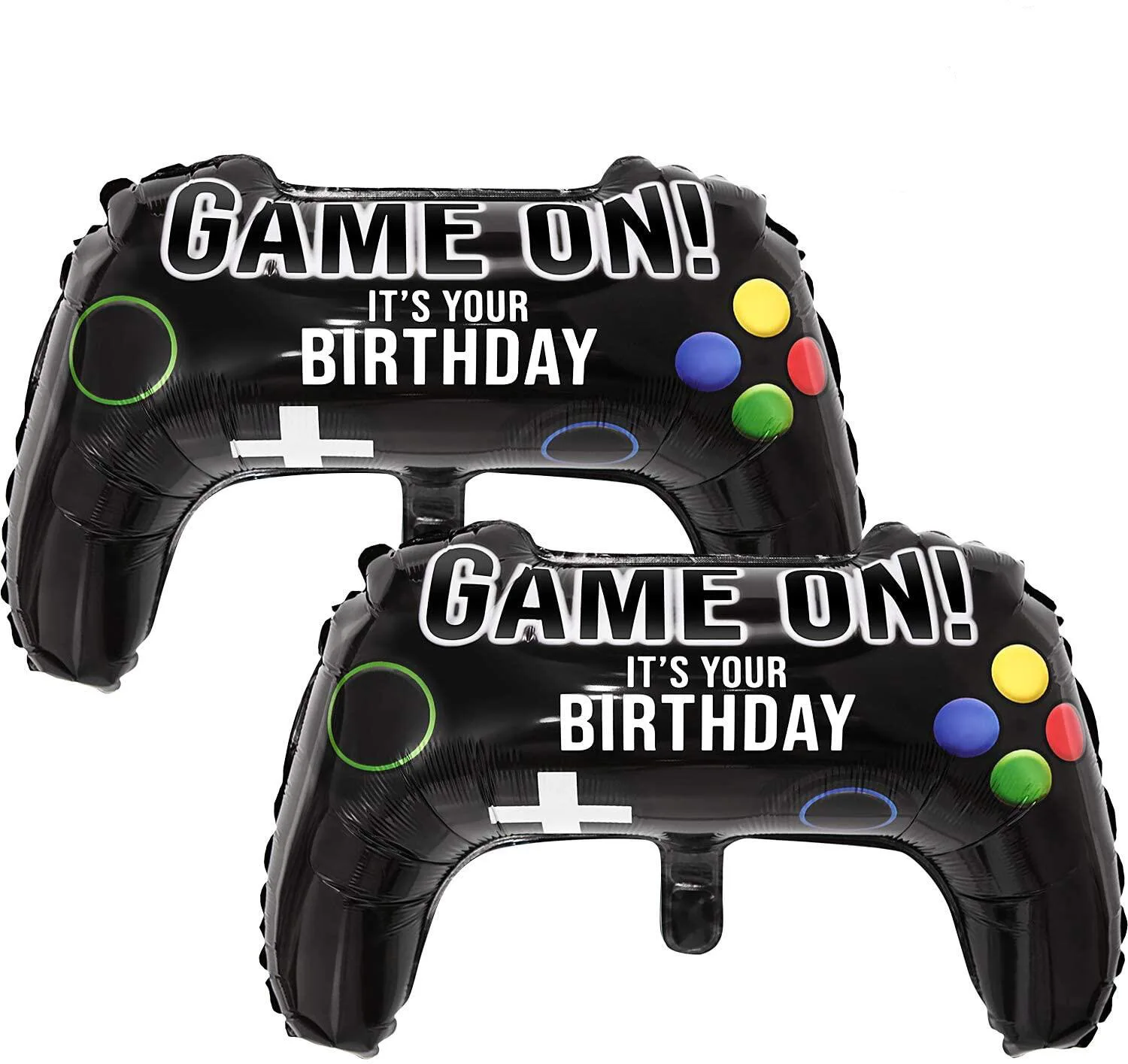 1pcs-Black-Gamepad-Video-Game-Controller-Foil-Balloon-Birthday-Party ...
