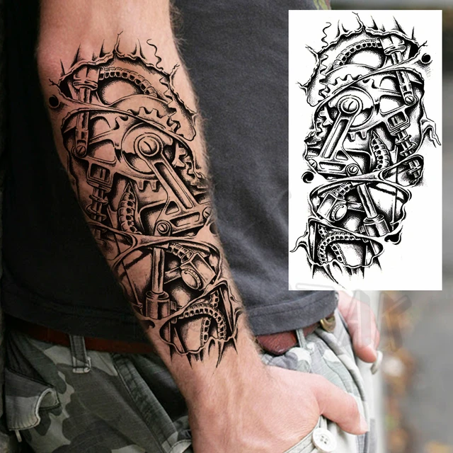 Bionic Forearm Tattoo