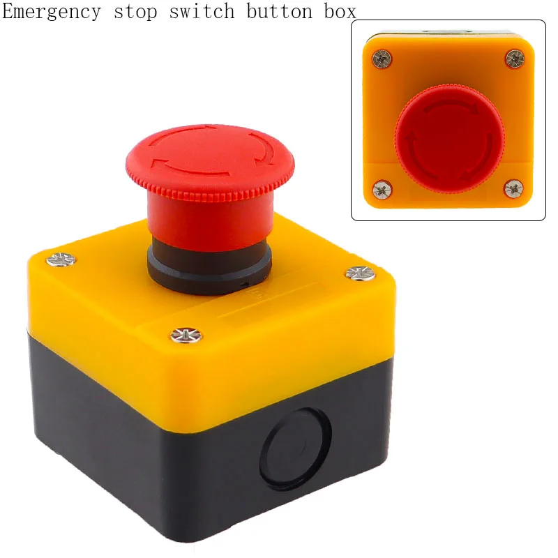 E-stop-Push-button-emergency-stop-switch-button-box-one-normally-open ...