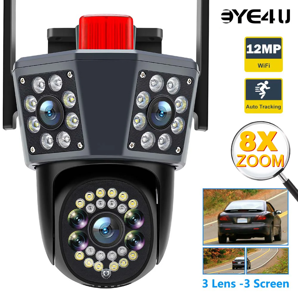 12MP-6K-WiFi-Camera-Outdoor-Three-Lens-Three-Screens-8X-Zoom-Motion ...