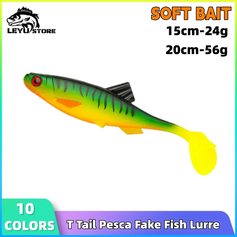 15cm-24g 20cm-56g Soft Bait Lure Swimbait Artificial Fishing Gear For ...