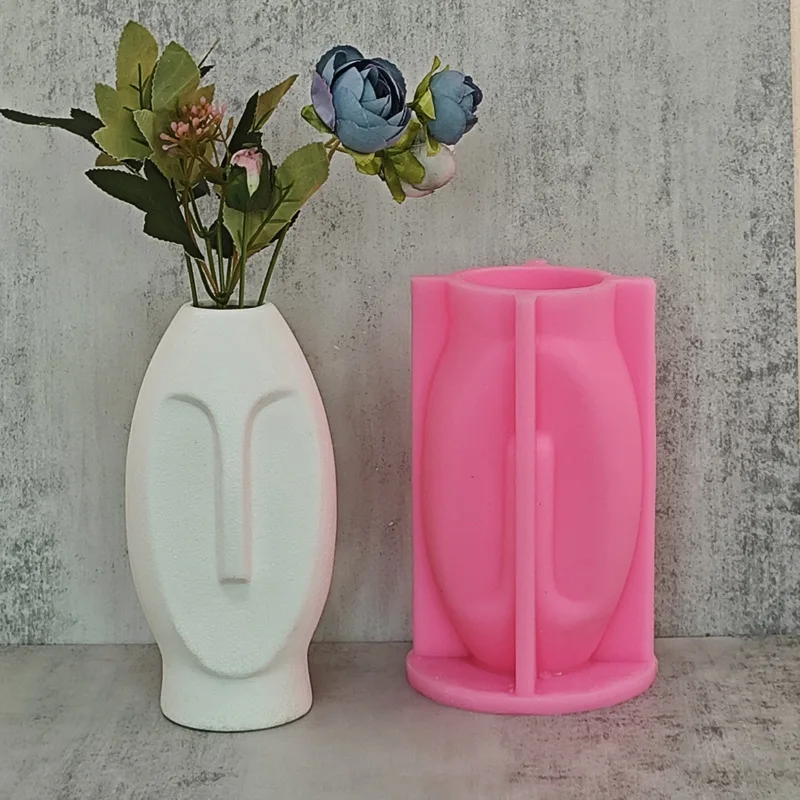Abstract Human Face Vase