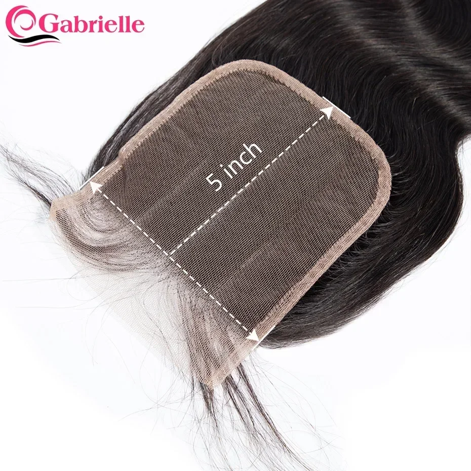 5x5 6x6 Lace Closure Body Wave Brazilian Human Hair Transparent Lace ...