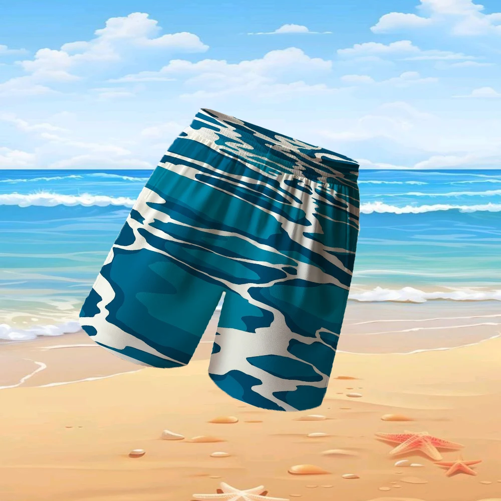 Summer Beach Swim Shorts Men Women Kids Swim Trunks Quick Dry ...