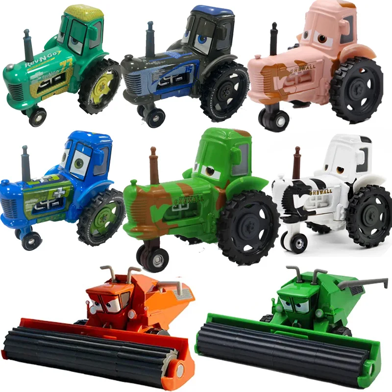 New-Disney-Pixar-Cars-Toys-Lightning-McQueen-Cow-Tractor-Alloy-Metal ...