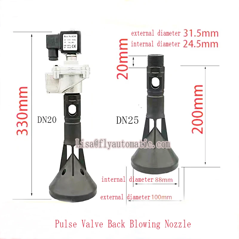 GOYEN-DN25-DN20-Pulse-valve-back-blowing-nozzle-dust-removal-filter ...