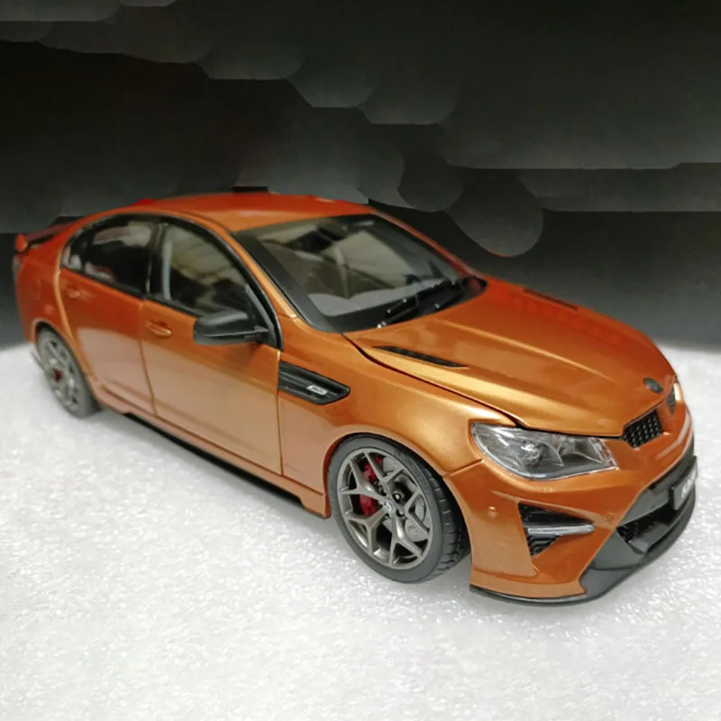 Diecast-1-18-scale-Holden-HSV-GTSR-Alloy-simulation-Orange-gold-car ...