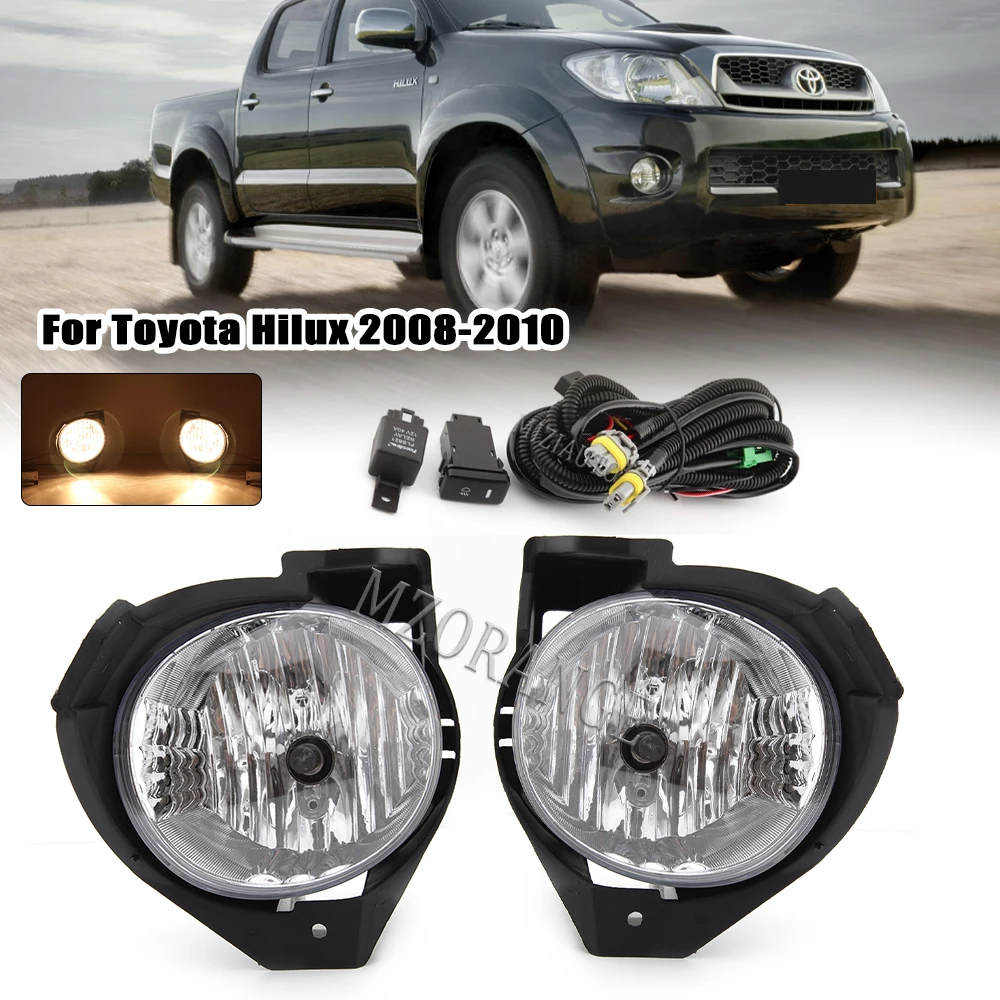 Car-LED-Fog-Lights-for-Toyota-Hilux-vigo-2008-2009-2010-2011-Headlight ...