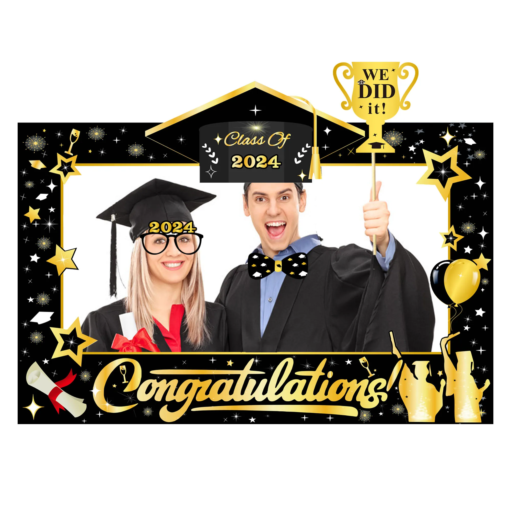 1PC-Graduation-Season-GRAD-Theme-Fun-Photo-Frame-Photo-Frame-Paper ...