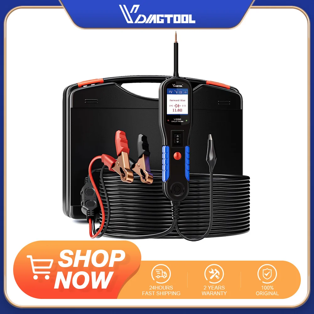 VDIAGTOOL-V200-6V-30V-Circuit-Tester-Build-in-Flashlight-Power-Probe ...