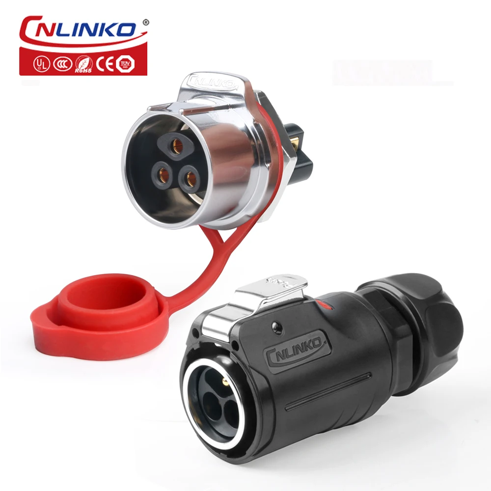 CNLINKO-LP24-Quick-Screw-Locking-Connector-3-Pin-Industrial-AC-Power ...