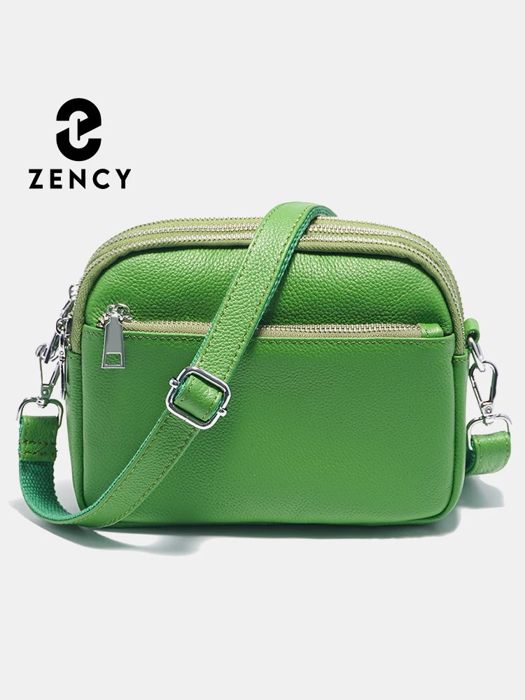 Zency-Women-s-Small-Zip-Crossbody-Bag-Genuine-Leather-Messenger-Bag ...