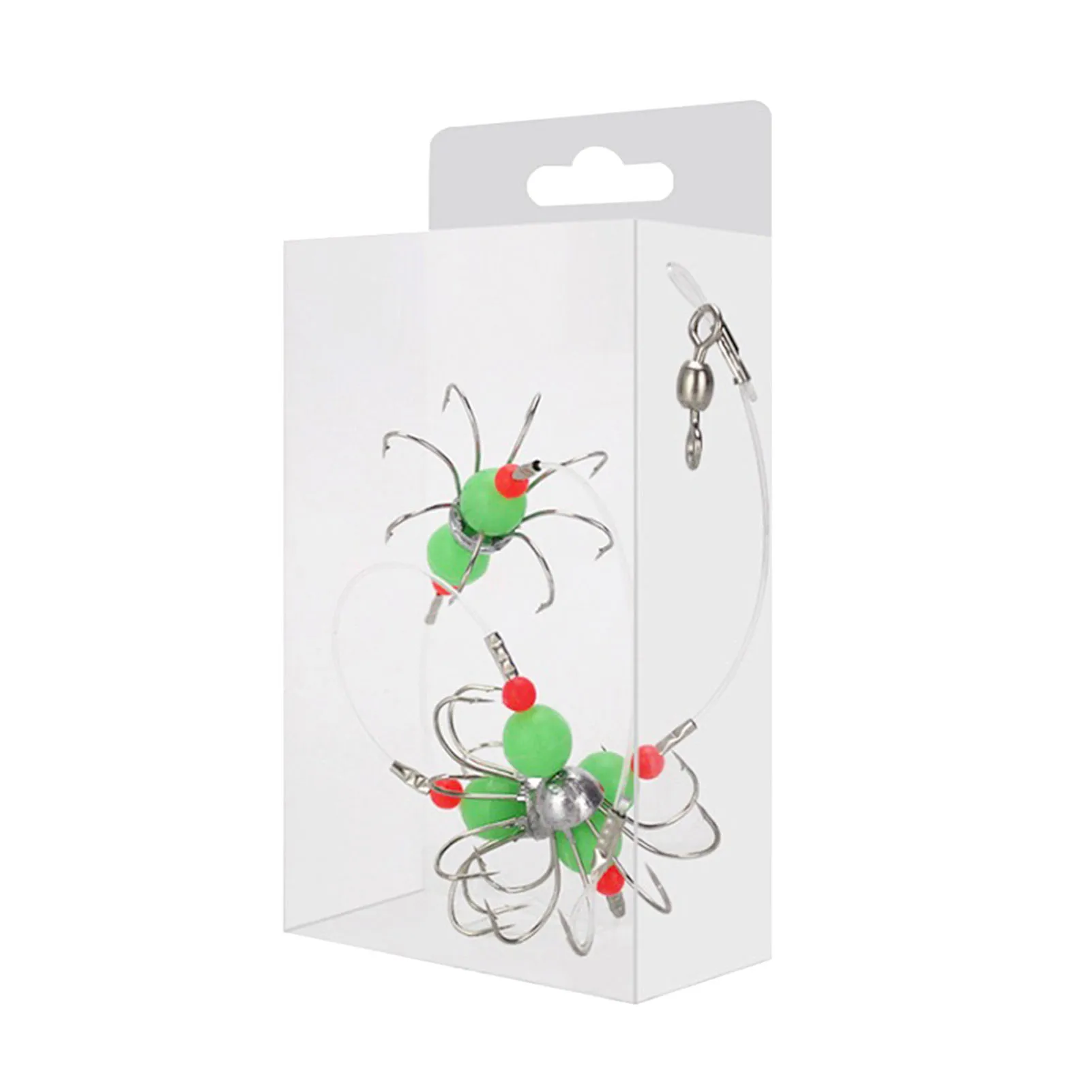 Glow Squid Jig Hooks Luminous Squid Jigs Shrimp Prawn Lures Fluorescent ...