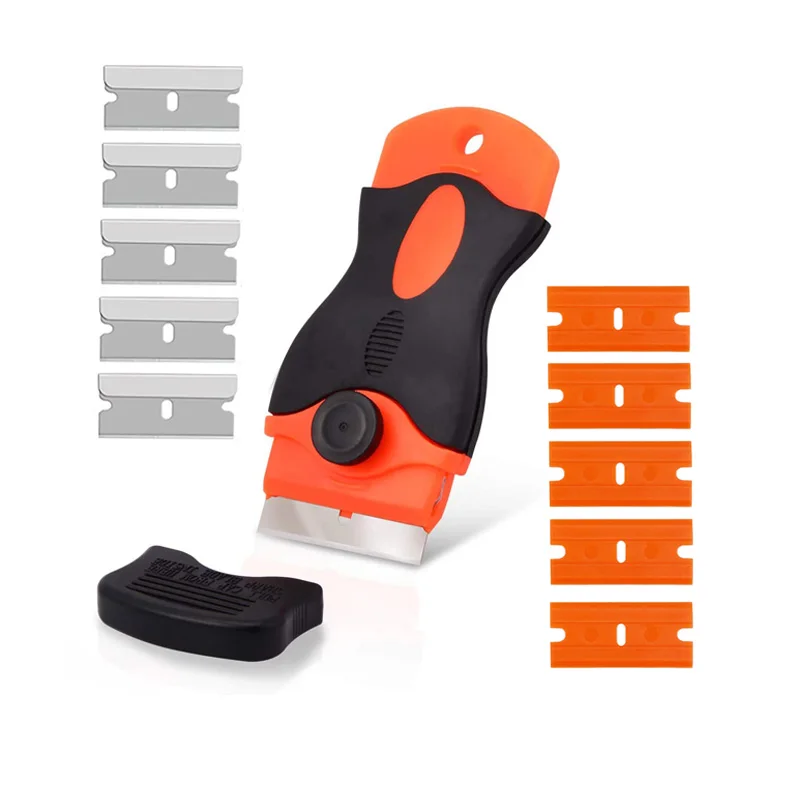 Scraper-for-Car-Glass-with-Blades-Window-Glass-Glue-Sticker-Remover ...