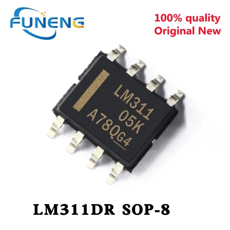 10pcs Lm311dr Sop8 Lm311 Sop-8 Smd 311dr Operational Amplifiers Lm311d ...