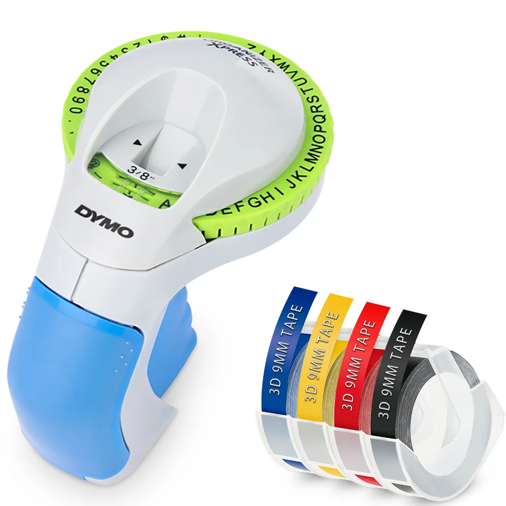 9mm dymo fitas de etiquetas 3d com dymo 12965 gravando etiqueta ...