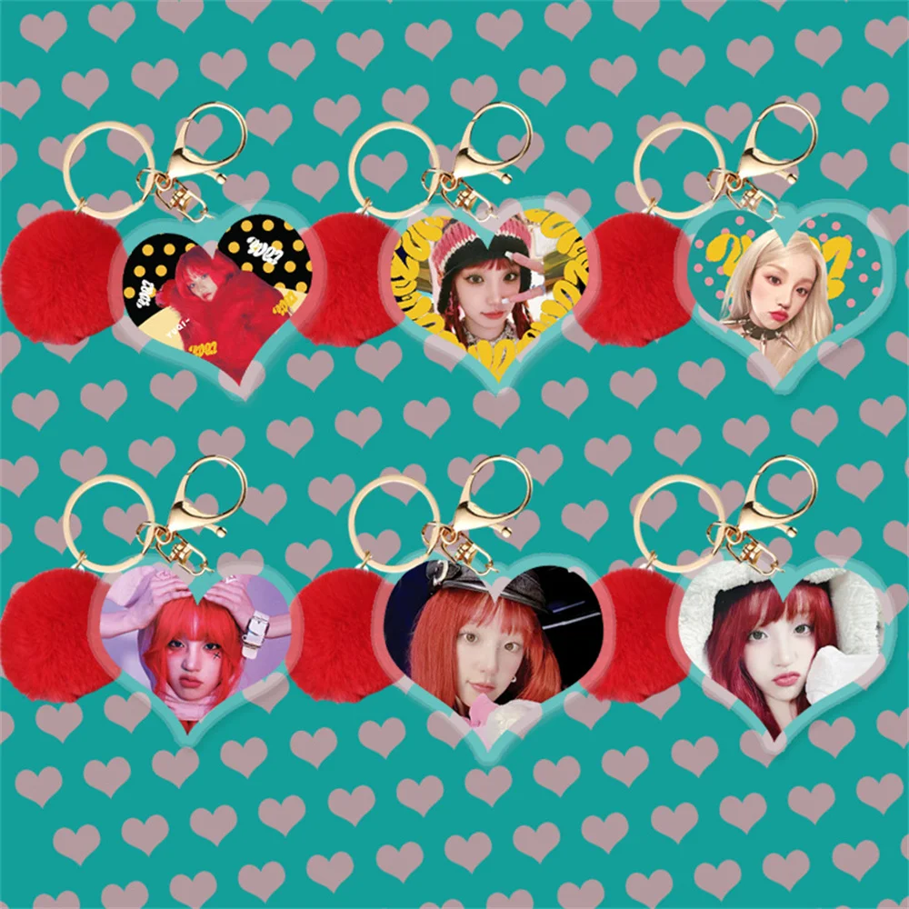 Kpop-G-I-DLE-Keychain-Pendant-YUQI-Shuhua-Miyeon-Minnie-SOYEON-Keyring ...