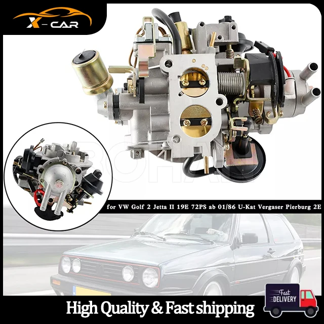 027129016H Carburetor for Pierburg 2E VW Golf 2 Jetta II 19E 1,6 72PS ...