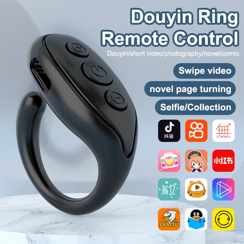 Smart-Bluetooth-compatible-V5-3-Remote-Control-Wireless-Ring-Controller ...