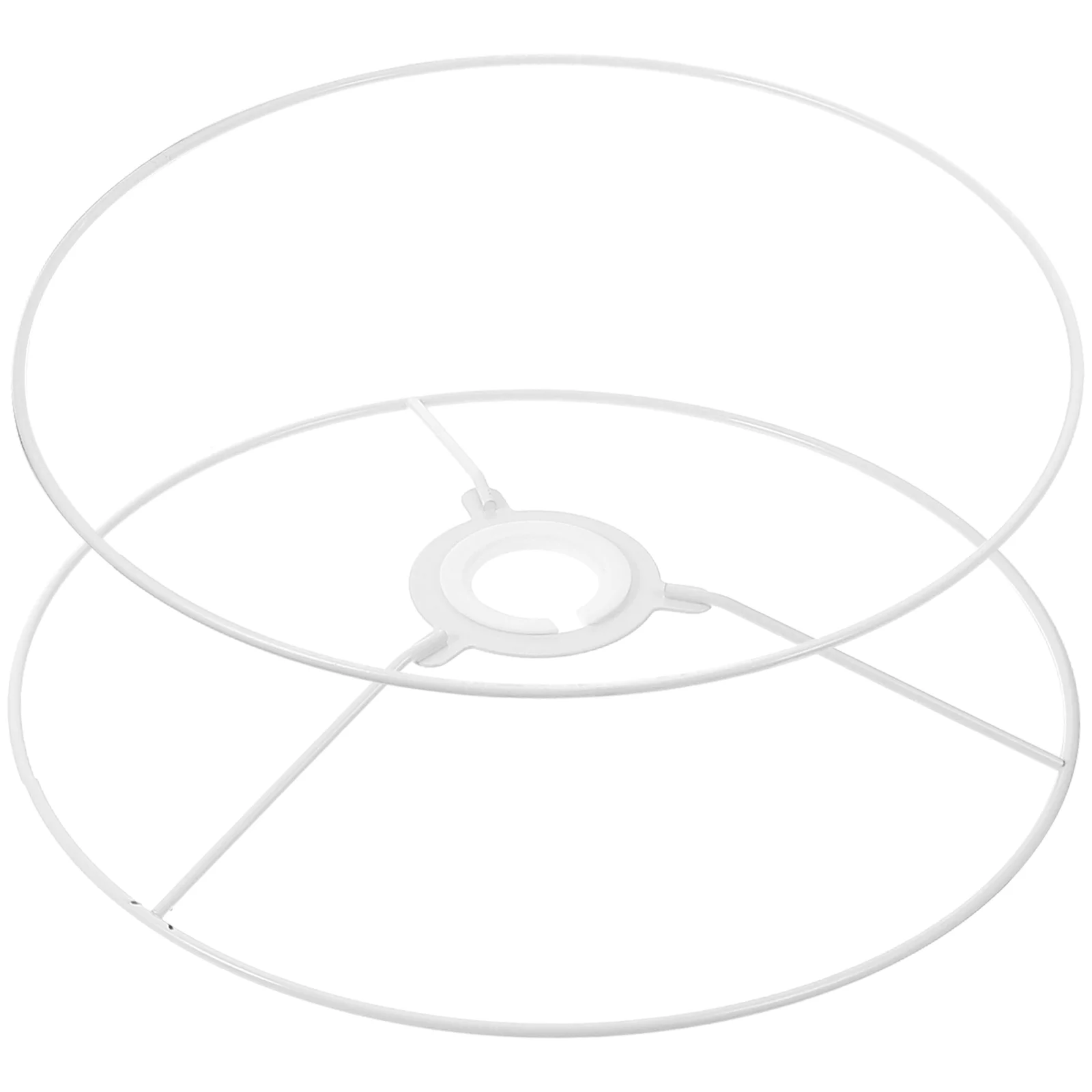 1-sets-Lamp-Shade-Lampshade-Ring-Holder-Frame-Wire-Drumiron-Whitesmall ...