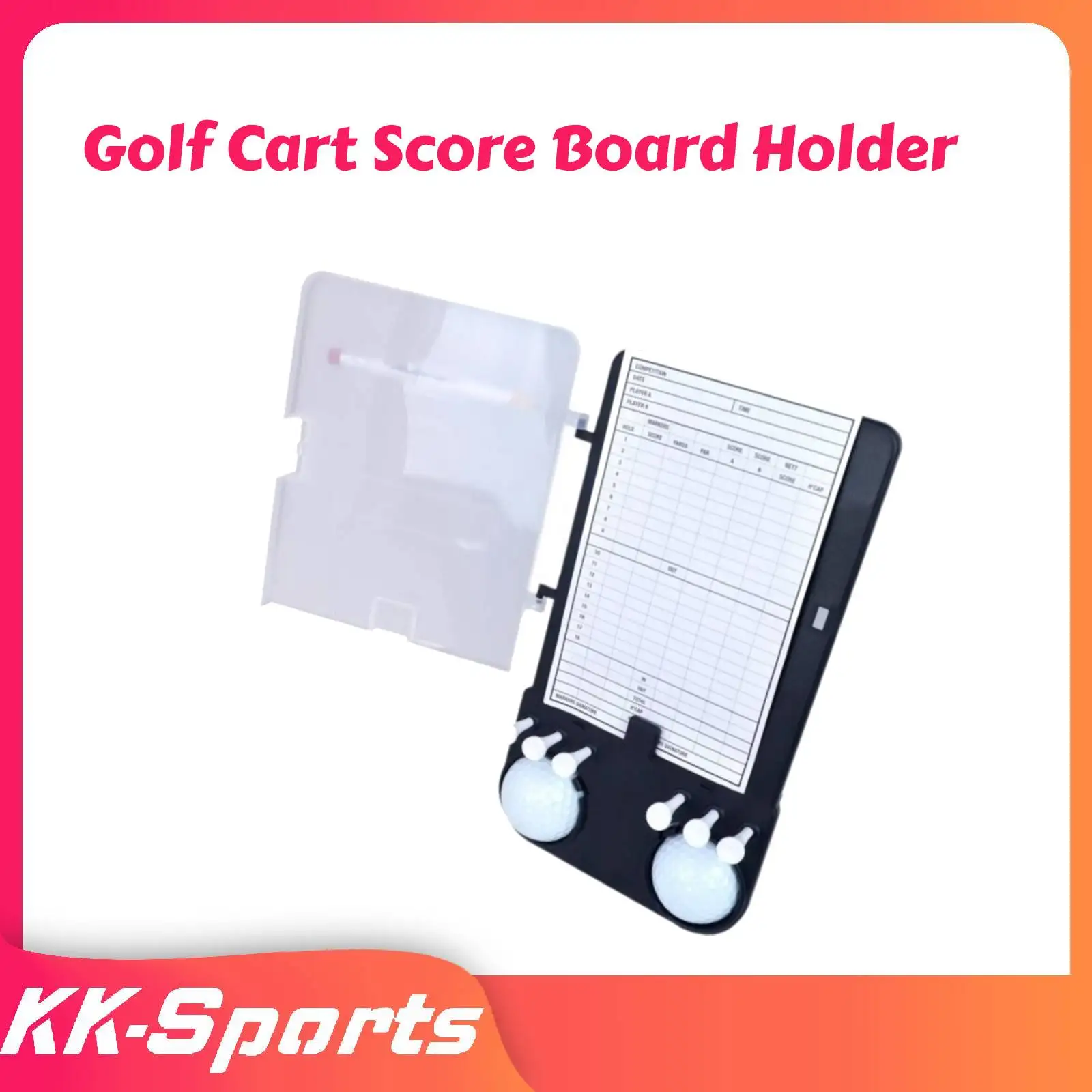 Portable Golf Cart Scorecard Holder Marks Waterproof Stroke Sheet Golf ...