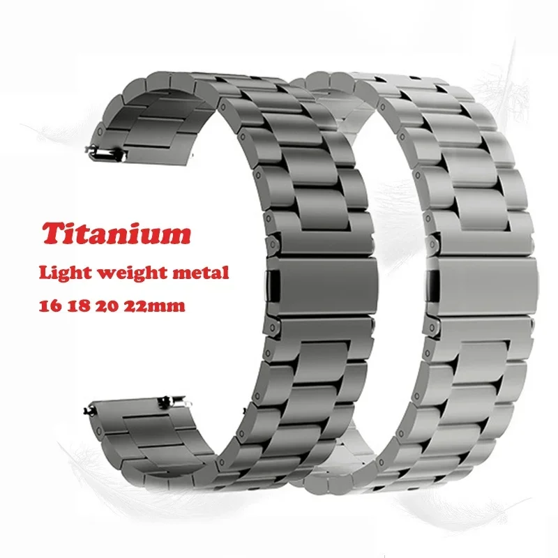 Titan-Metallarmband-22mm-20mm-18mm-16mm-Uhrenarmband-Schnellverschluss ...