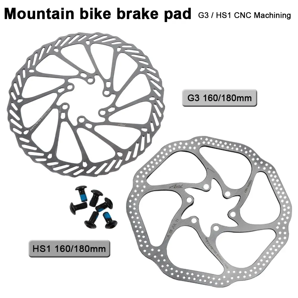 1PC-Bike-Brake-Rotor-Disc-MTB-160mm-180mm-203mm-Bicycle-Rotor-HS1-G3 ...