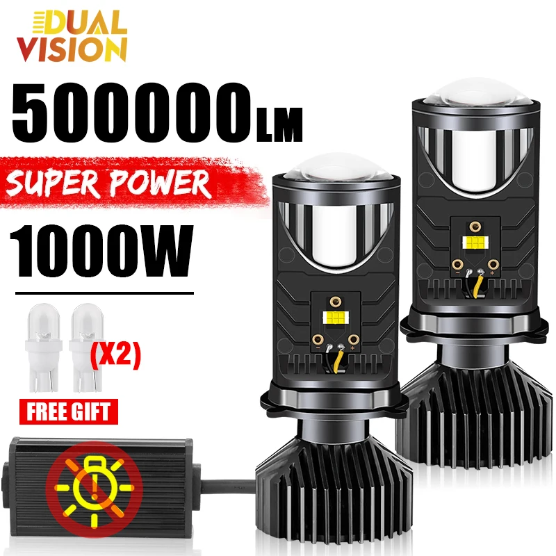 H4-LED-Projector-Car-Headlight-Bulbs-500000LM-1000W-Bi-LED-Lens ...