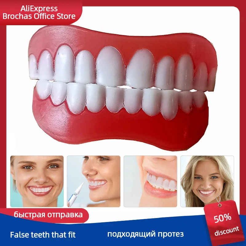Dental Products False Teeth That Fit Fake Teeth Braces Dental Dentistry ...