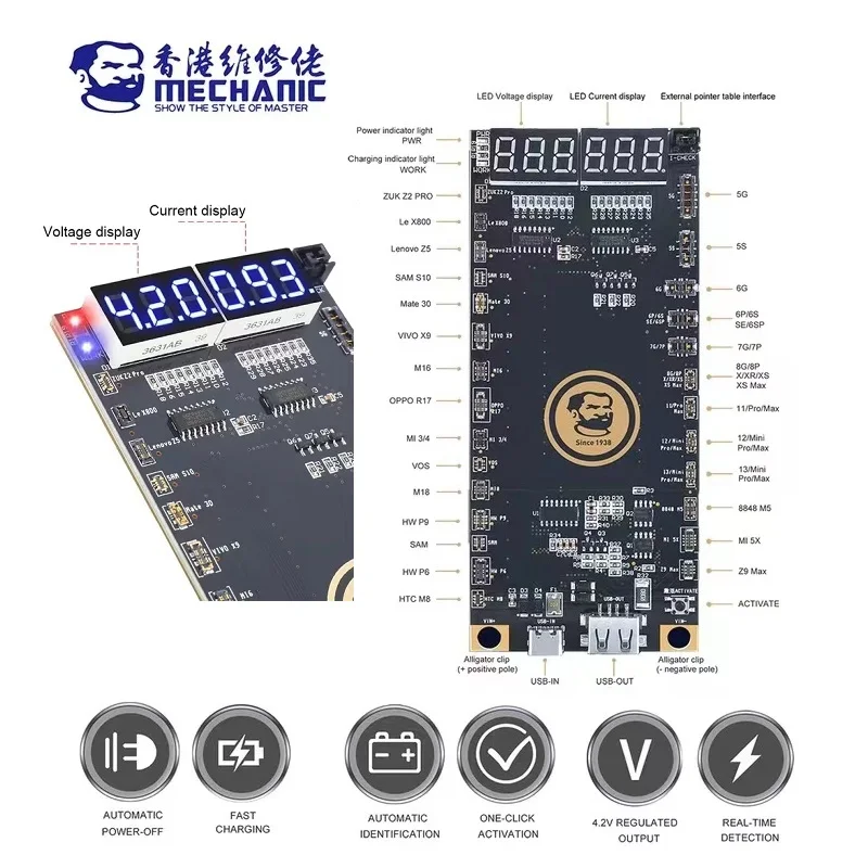 MECHANIC-BA27-Battery-Activation-Board-Chip-Panel-Detection-Fast ...