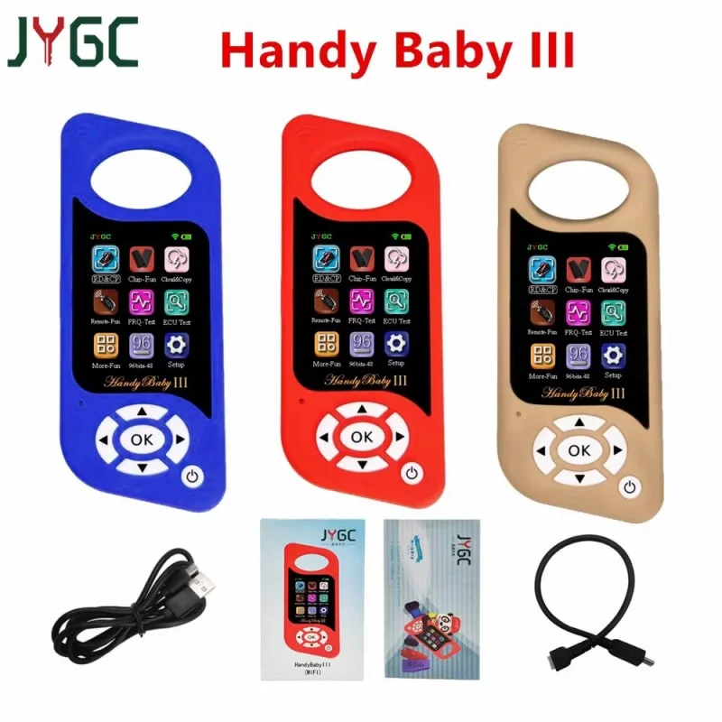 JYGC Remote Car Key Copier Handy Baby III 3 Frequency Tester Auto Key ...