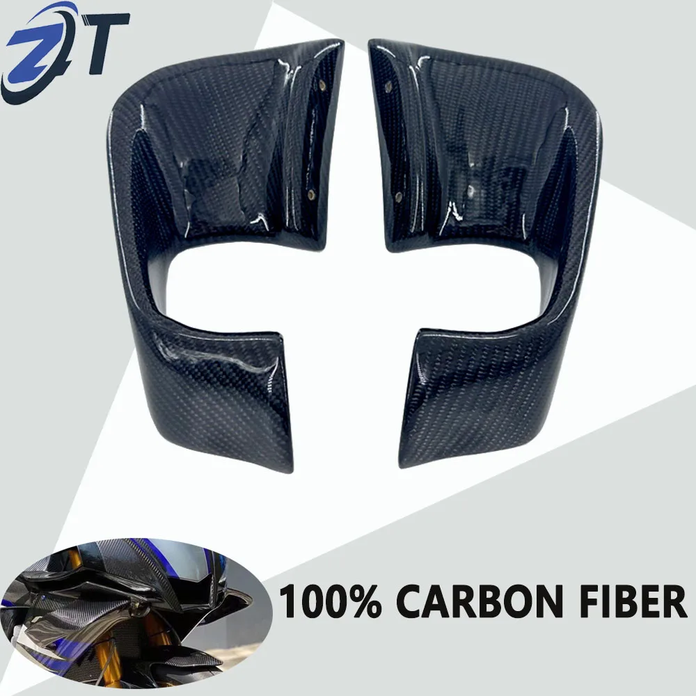 Motorcycle Accessories Carbon Fiber Front Aerodynamic Ailerons, Fairing ...