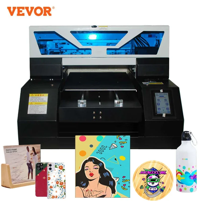 VEVOR-A3-19-UV-Flatbed-Printer-Automatic-Bottle-Printer-Surface-Printer ...