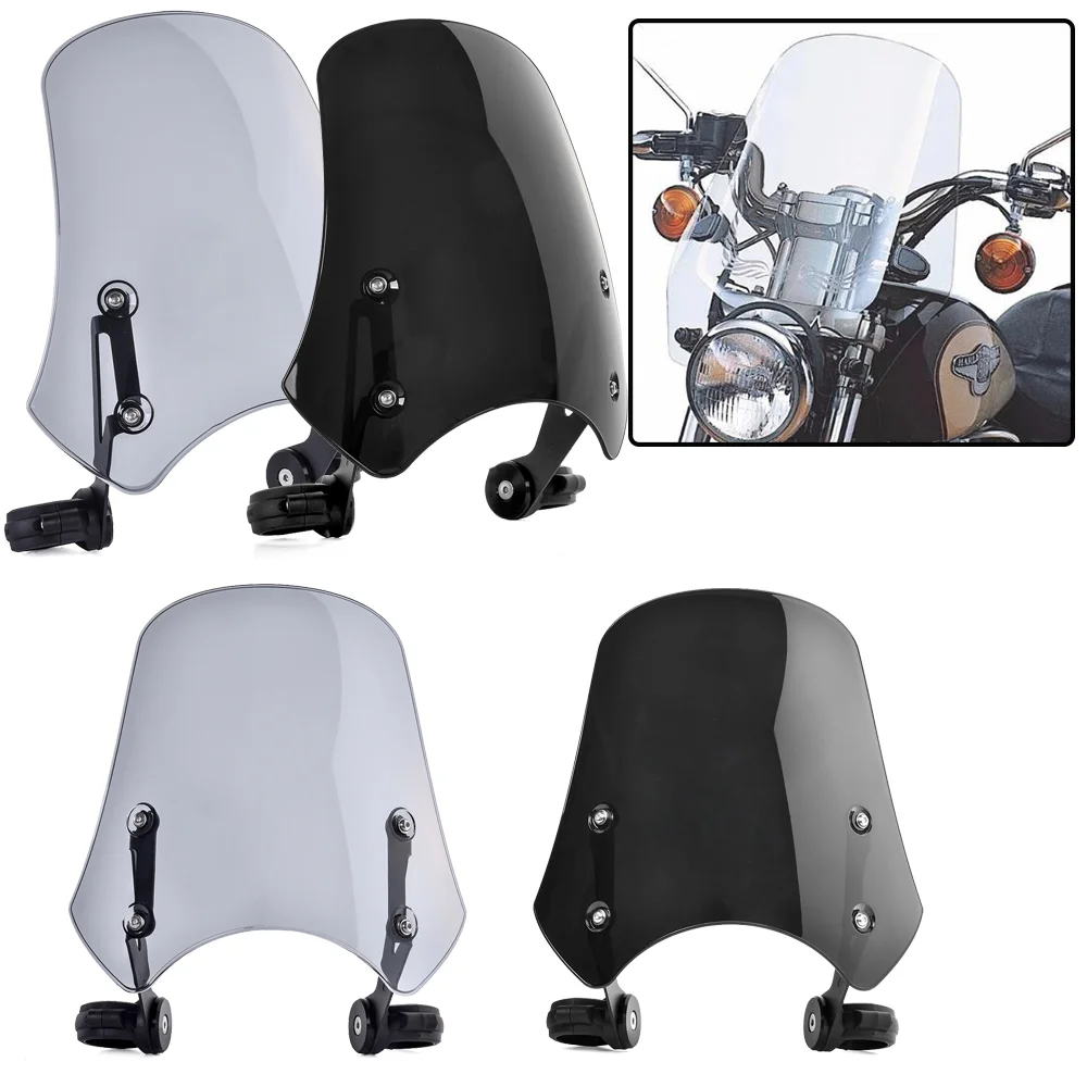 Parabrisas-para-motocicleta-Protector-de-parabrisas-Flyscreen-Deflector ...
