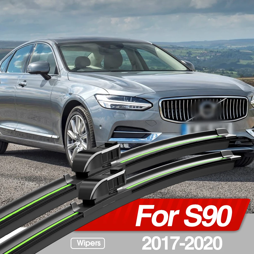 For-Volvo-S90-2017-2020-Front-Windshield-Wiper-Blades-2pcs-Windscreen ...