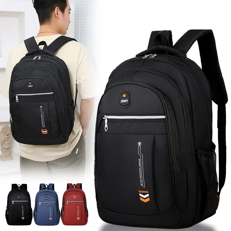 Fashion Men Backpack Nylon Waterproof Business Bag For Boys Thickened ...