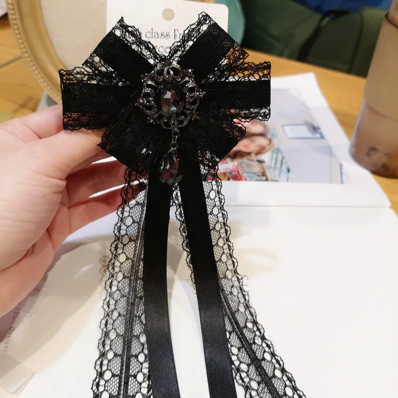 Black Lace Bow Design