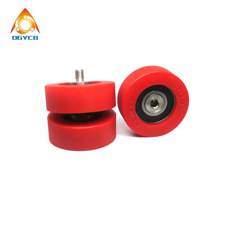 1Pcs 95A Hardness OD 70mm Polyurethane External Screw Thread Roller ...
