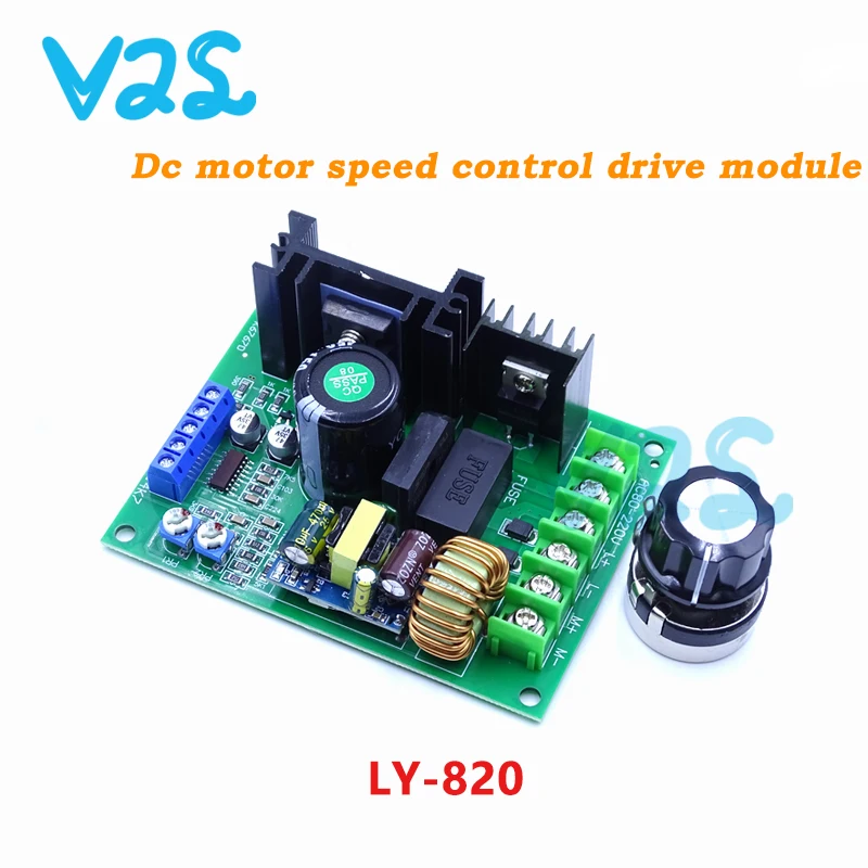 1PCS-LY-820-PWM-110V220V-DC-permanent-magnet-motor-governor-drive ...