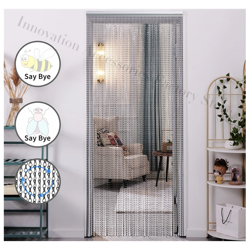 Aluminium Metal Fly Curtain | Insect Blind Screen Doors | Aluminium ...