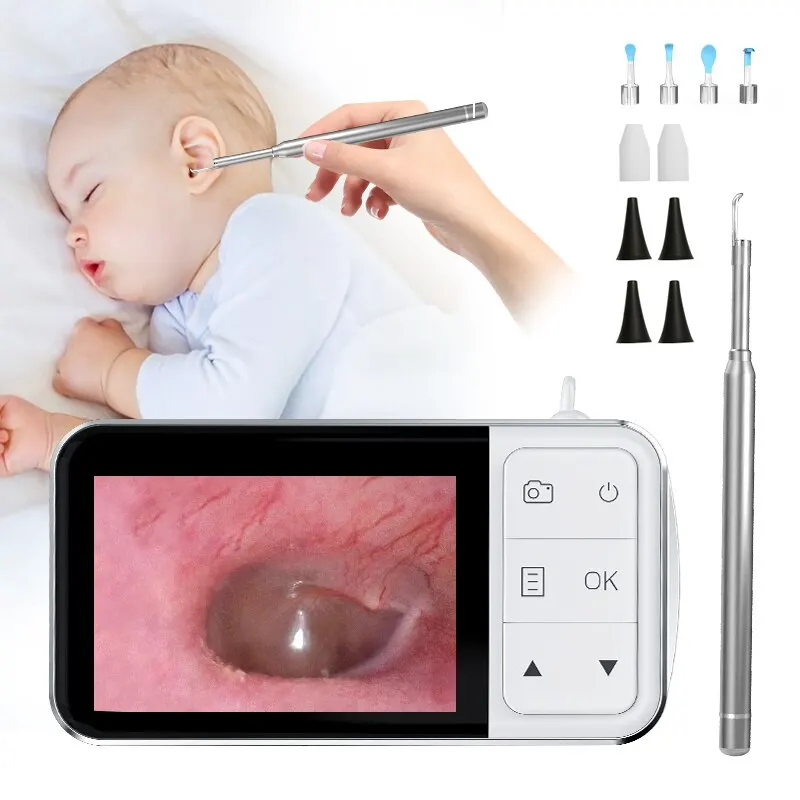 LCD-Digital-Ear-Scope-Camera-com-Carring-Bag-para-crian-as-e-adultos ...