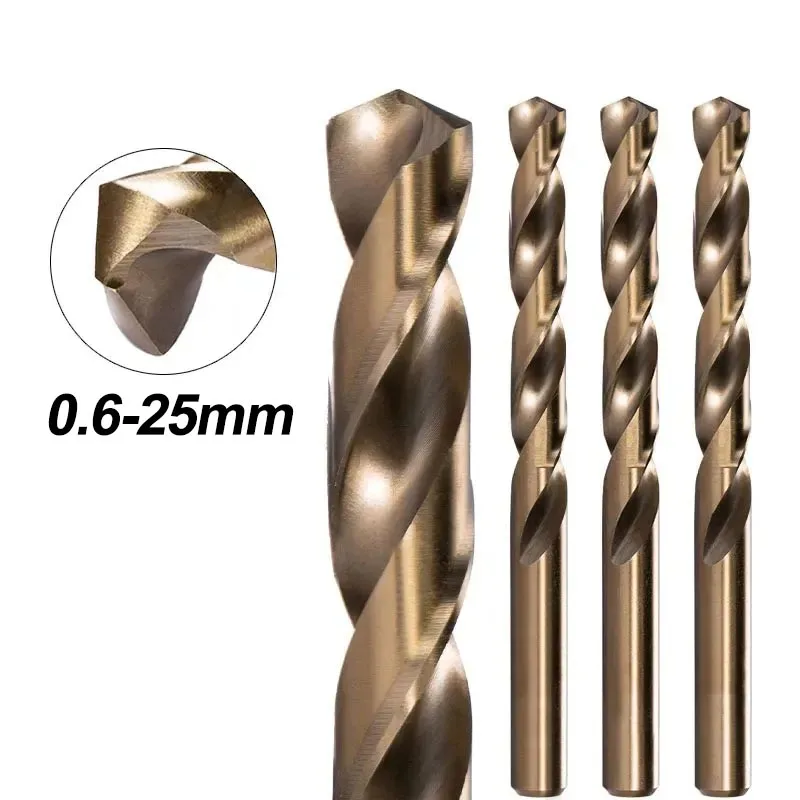 0-6mm-25mm-M35-Cobalt-Twist-Drill-Bit-High-Speed-Steel-Metal-Driling ...