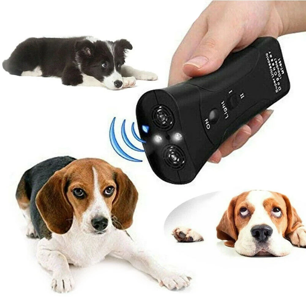 Ultrasonic Dog Chaser Stop Aggressive Animal Attacks Dog Repeller Stop ...
